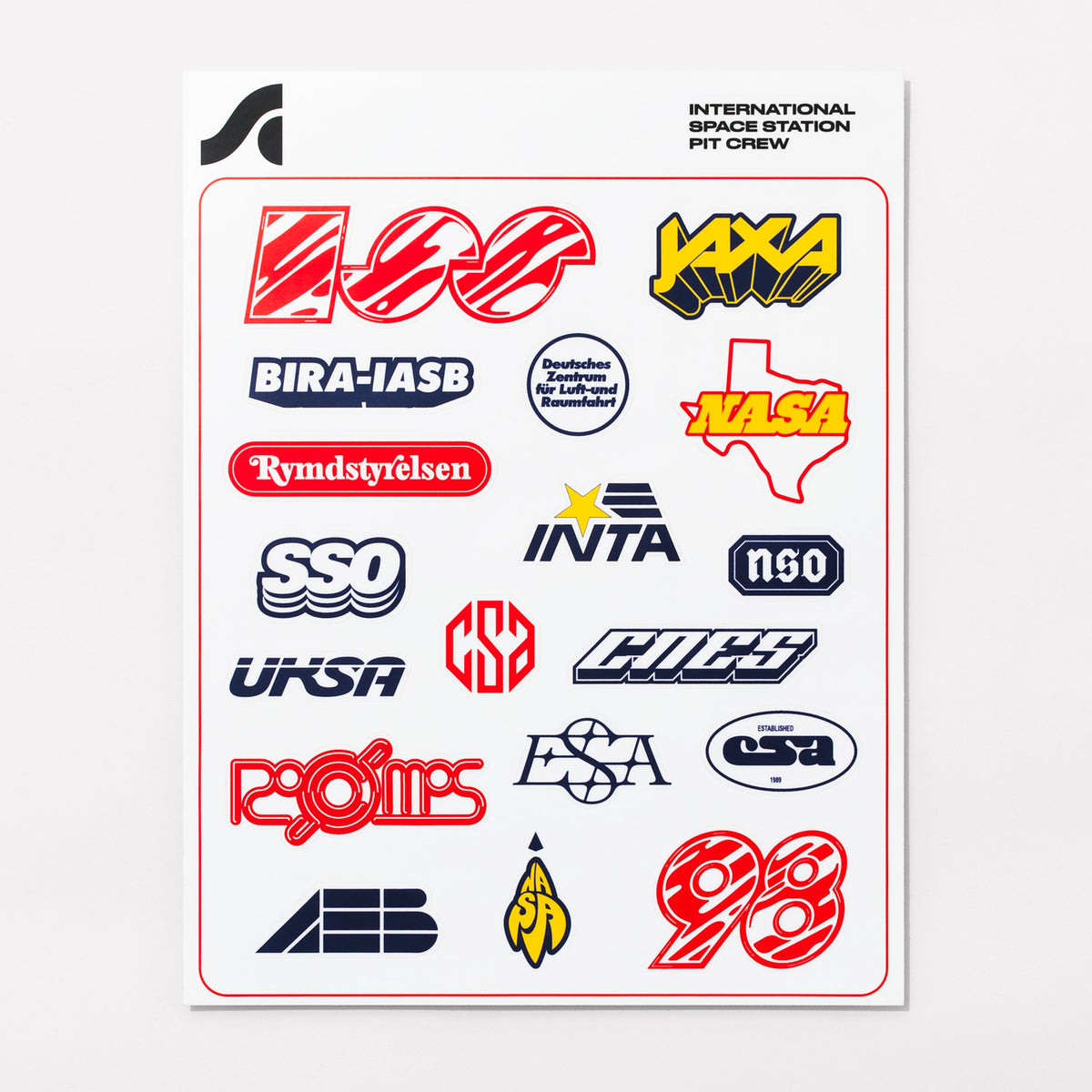 ISS Pit Crew Sticker Pack – supercluster